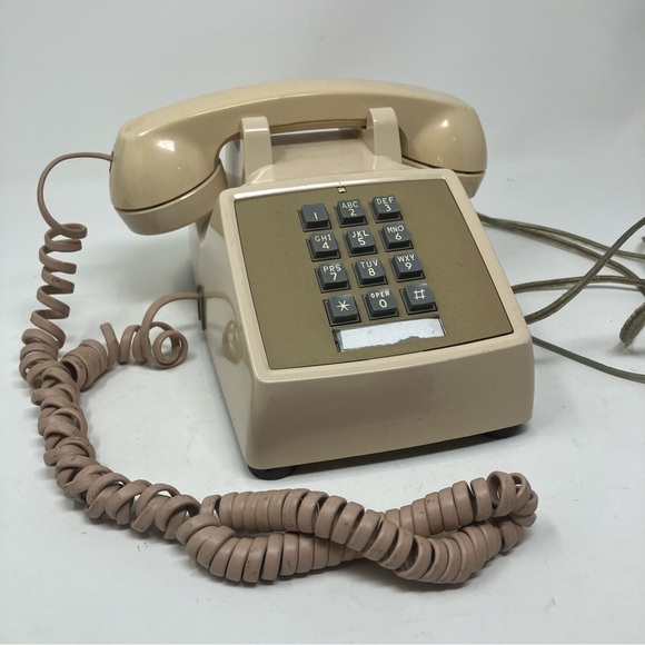 Office | Vintage Push Button Phone | Poshmark